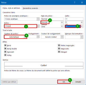 Outlook : changer la police par défaut rapidement – Le Crabe Info