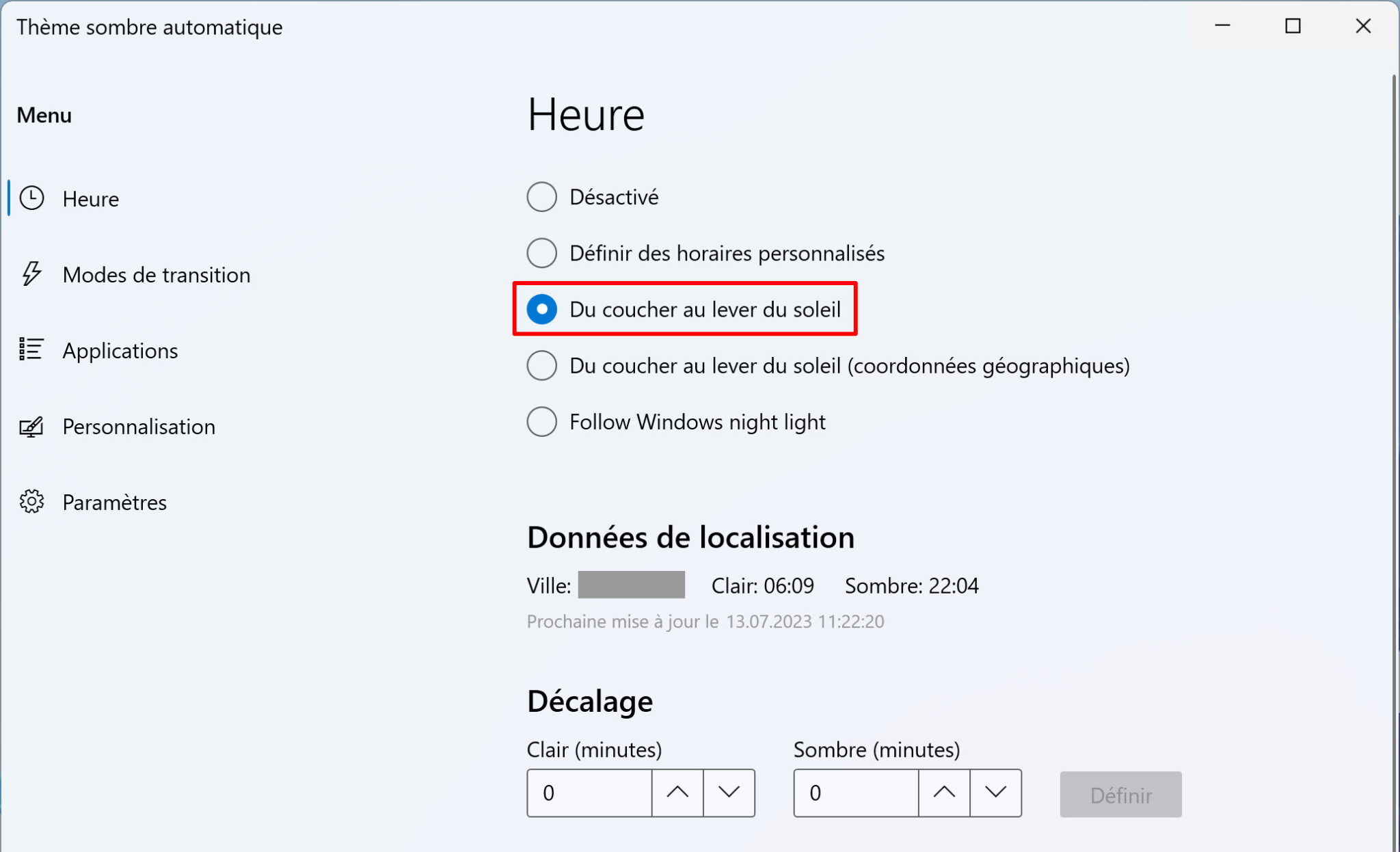 Windows Auto Dark Mode : activer automatiquement le thème sombre de ...