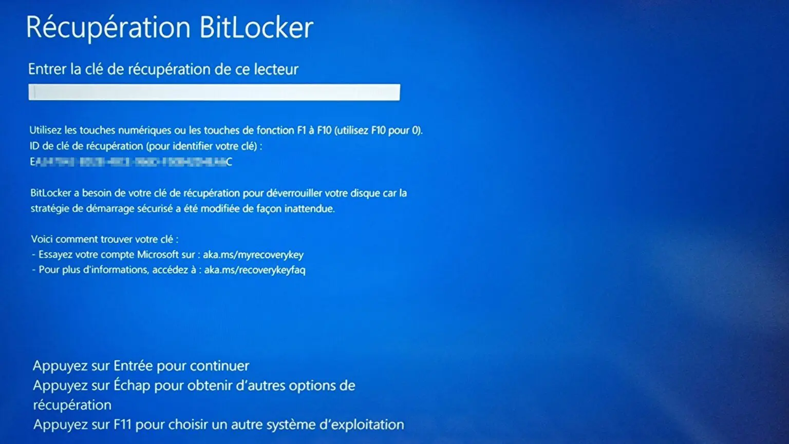 BitLocker bloque mon PC : notre solution – Le Crabe Info