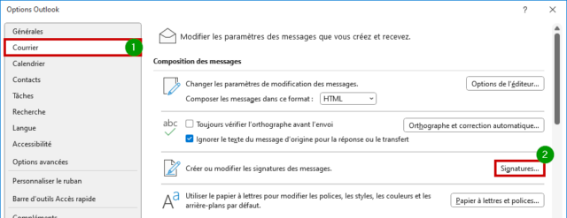 Outlook : créer et changer la signature de mail – Le Crabe Info