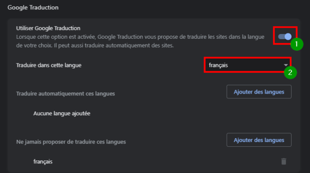 Activer la traduction d’une page sur Google Chrome – Le Crabe Info