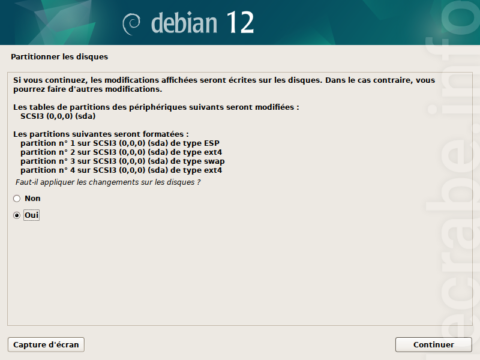 Installer Debian 12 (Linux) : le guide complet – Le Crabe Info