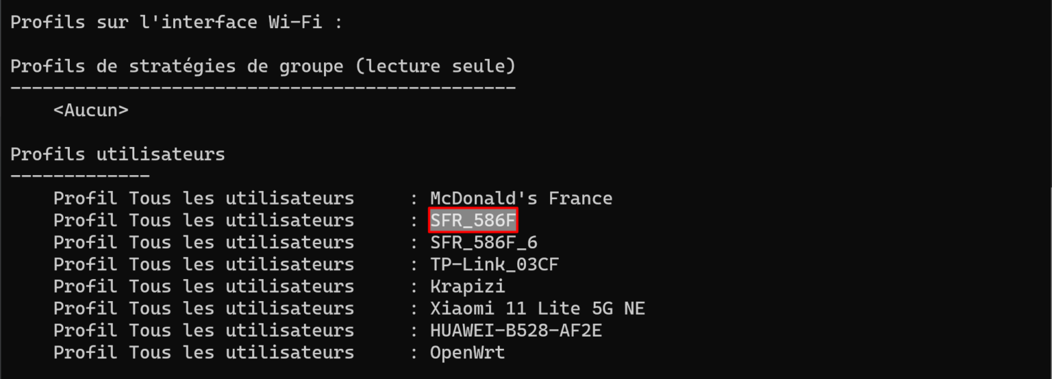 Retrouver un mot de passe Wi-Fi oublié ou perdu sur Windows [11, 10] – Le Crabe Info