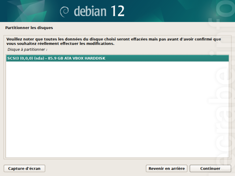 Installer Debian 12 (Linux) : le guide complet – Le Crabe Info