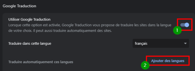 Activer la traduction d’une page sur Google Chrome – Le Crabe Info
