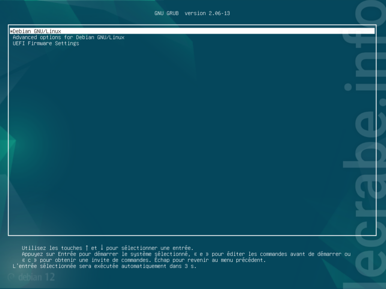 Installer Debian 12 (Linux) : le guide complet – Le Crabe Info