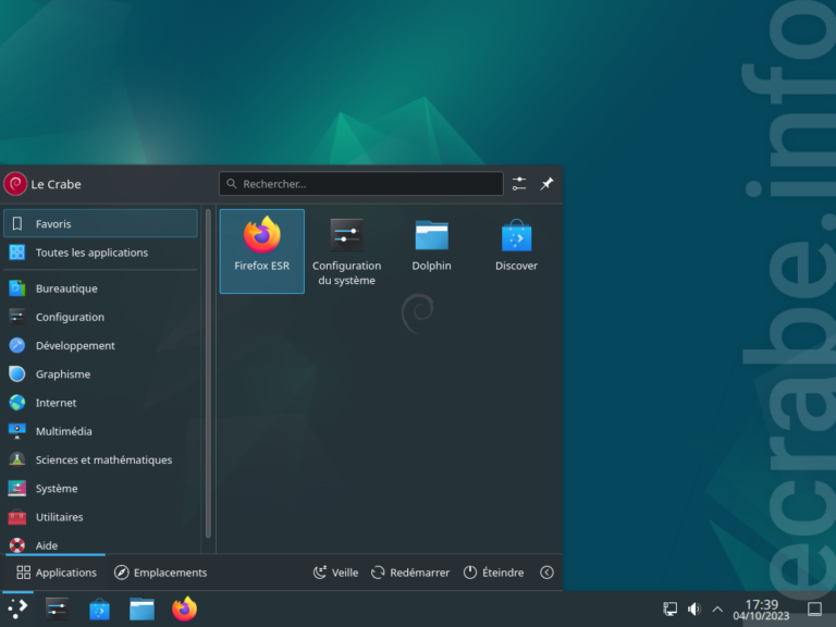 Installer Debian 12 (Linux) : le guide complet – Le Crabe Info