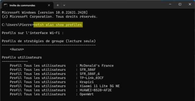 Retrouver un mot de passe Wi-Fi oublié ou perdu sur Windows [11, 10] – Le Crabe Info