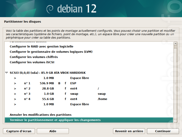 Installer Debian 12 (Linux) : le guide complet – Le Crabe Info