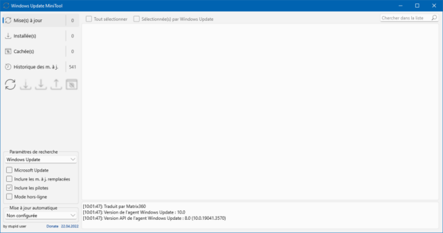Windows Update MiniTool : gérer les mises à jour – Le Crabe Info