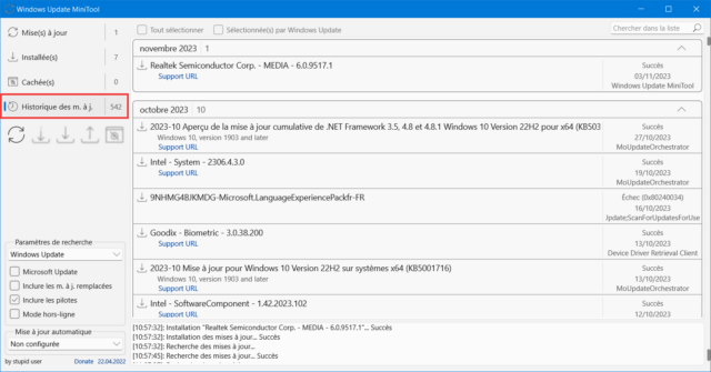 Windows Update Minitool Gérer Les Mises à Jour Le Crabe Info