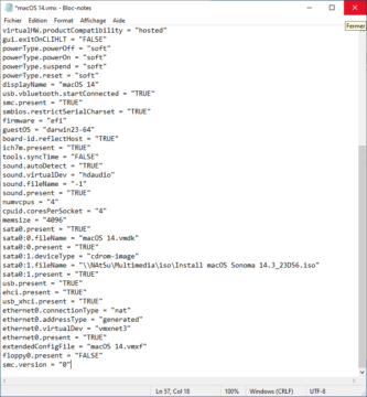 Installer macOS Sonoma sur Windows (VMware Workstation) – Le Crabe Info