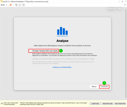 Installer macOS Sonoma sur Windows (VMware Workstation) – Le Crabe Info