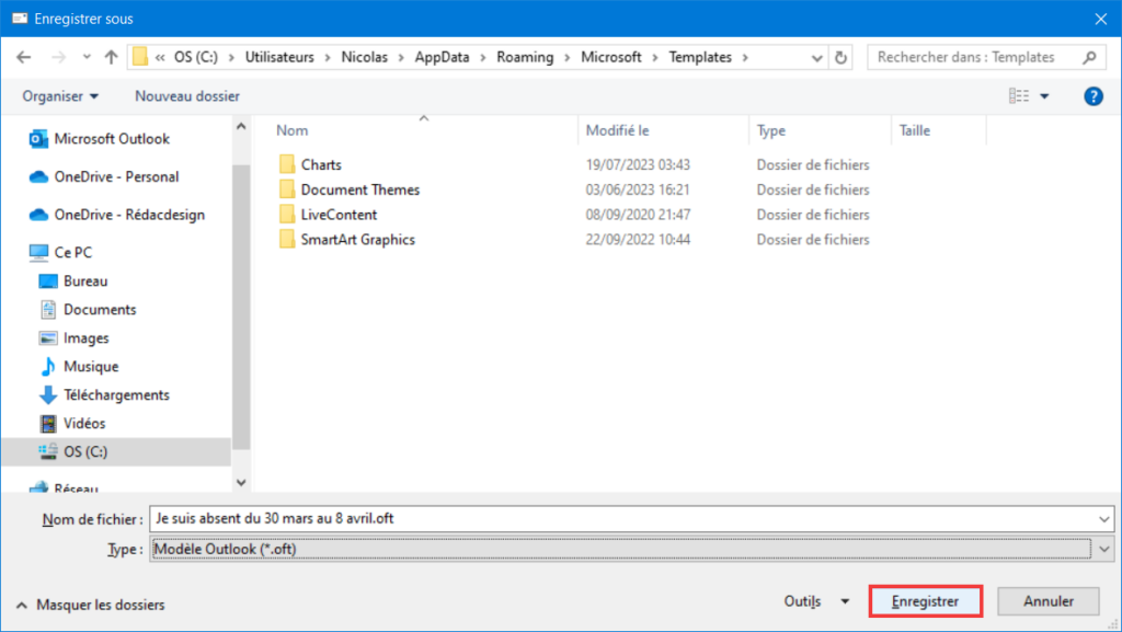 Outlook : configurer un message d’absence – Le Crabe Info
