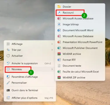 Créer un raccourci vers un site Internet sur le Bureau de Windows – Le ...