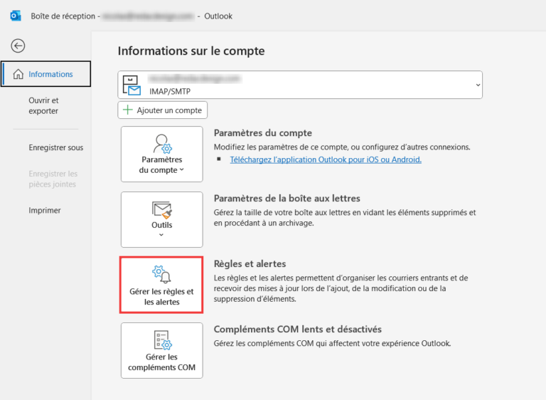 Outlook Annuler L’Envoi D’Un Mail – CPHBOU