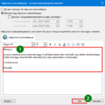 Outlook : programmer une réponse automatique – Le Crabe Info