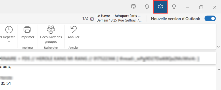 Outlook : programmer une réponse automatique – Le Crabe Info