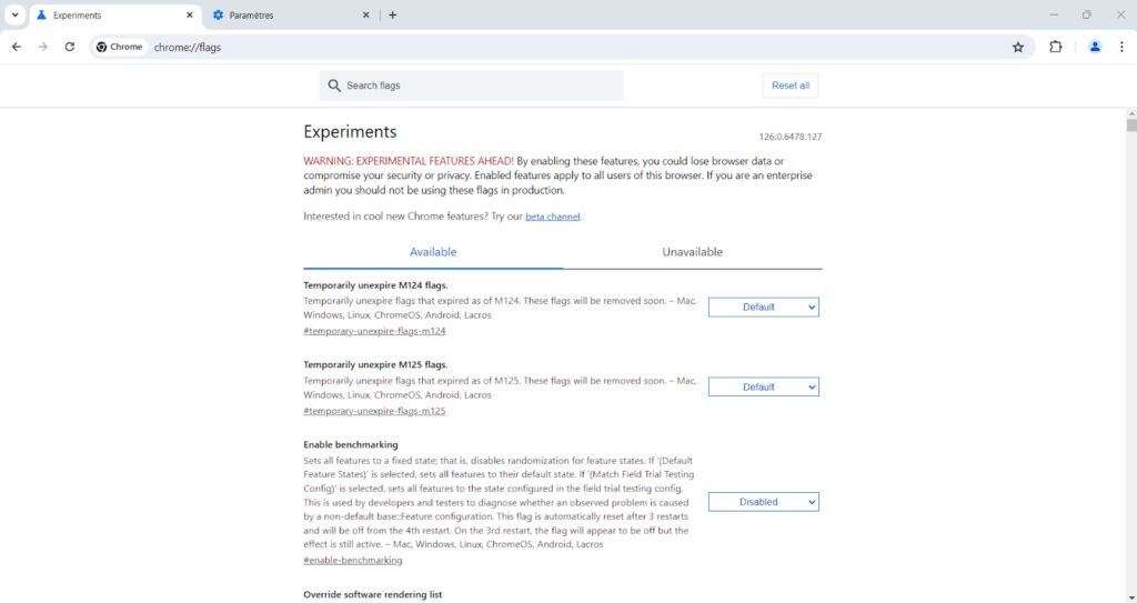 Chrome flags : accédez aux options secrètes de Chrome – Le Crabe Info