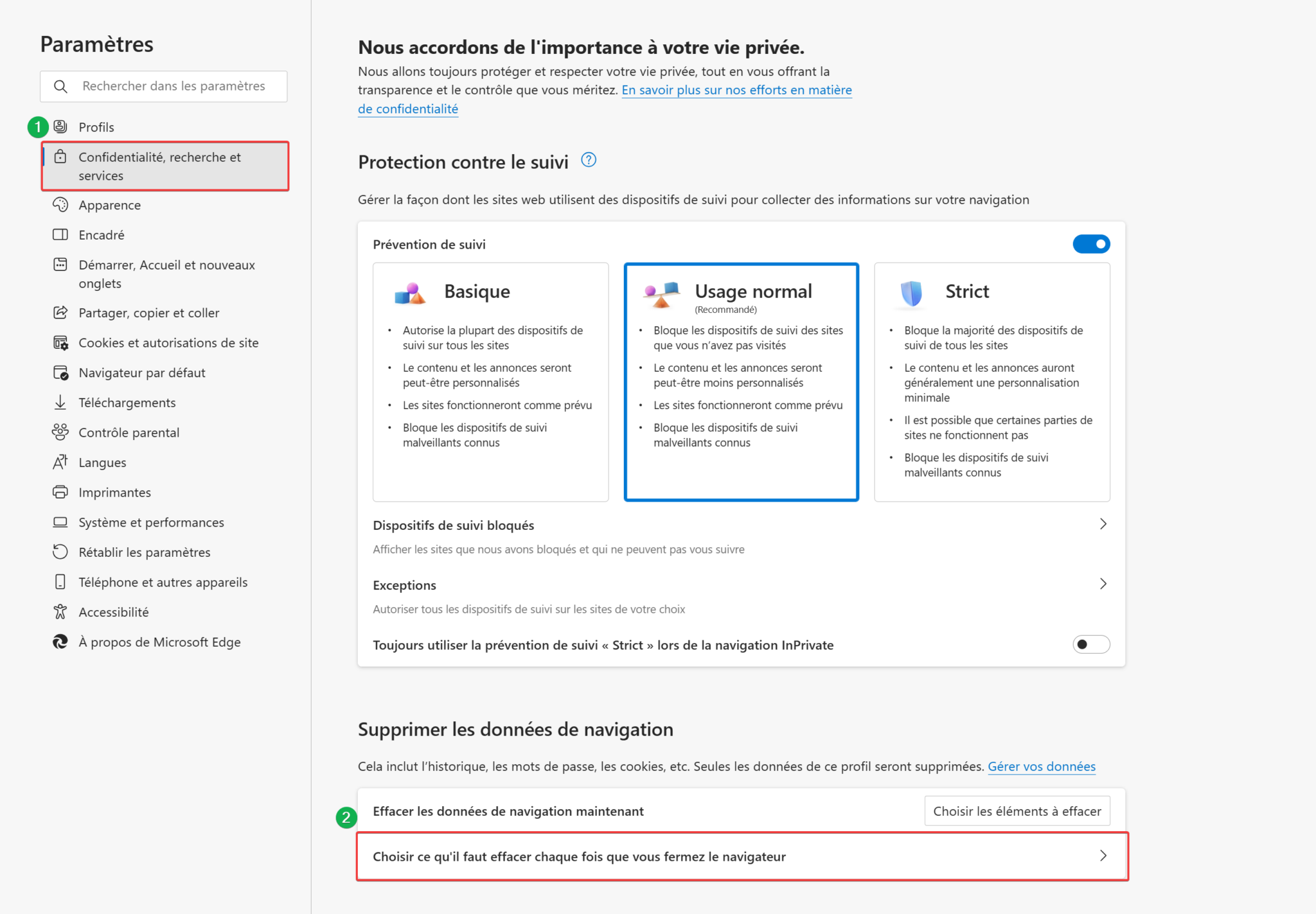 Comment vider le cache dans le navigateur Edge ? – Le Crabe Info