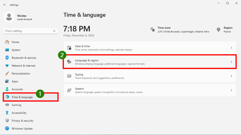Changer de langue dans Windows 11 : méthode facile et rapide – Le Crabe Info