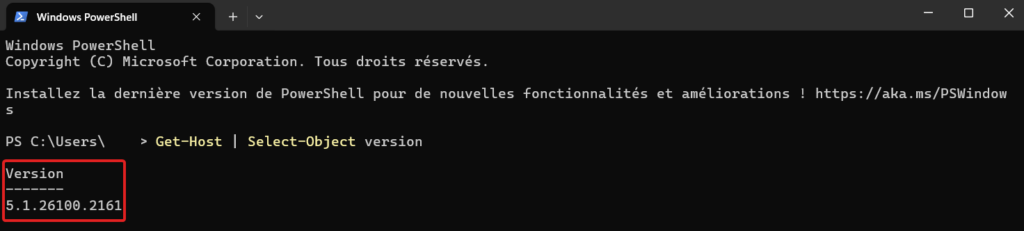 Windows 11 : connaître la version de PowerShell et installer la dernière version – Le Crabe Info
