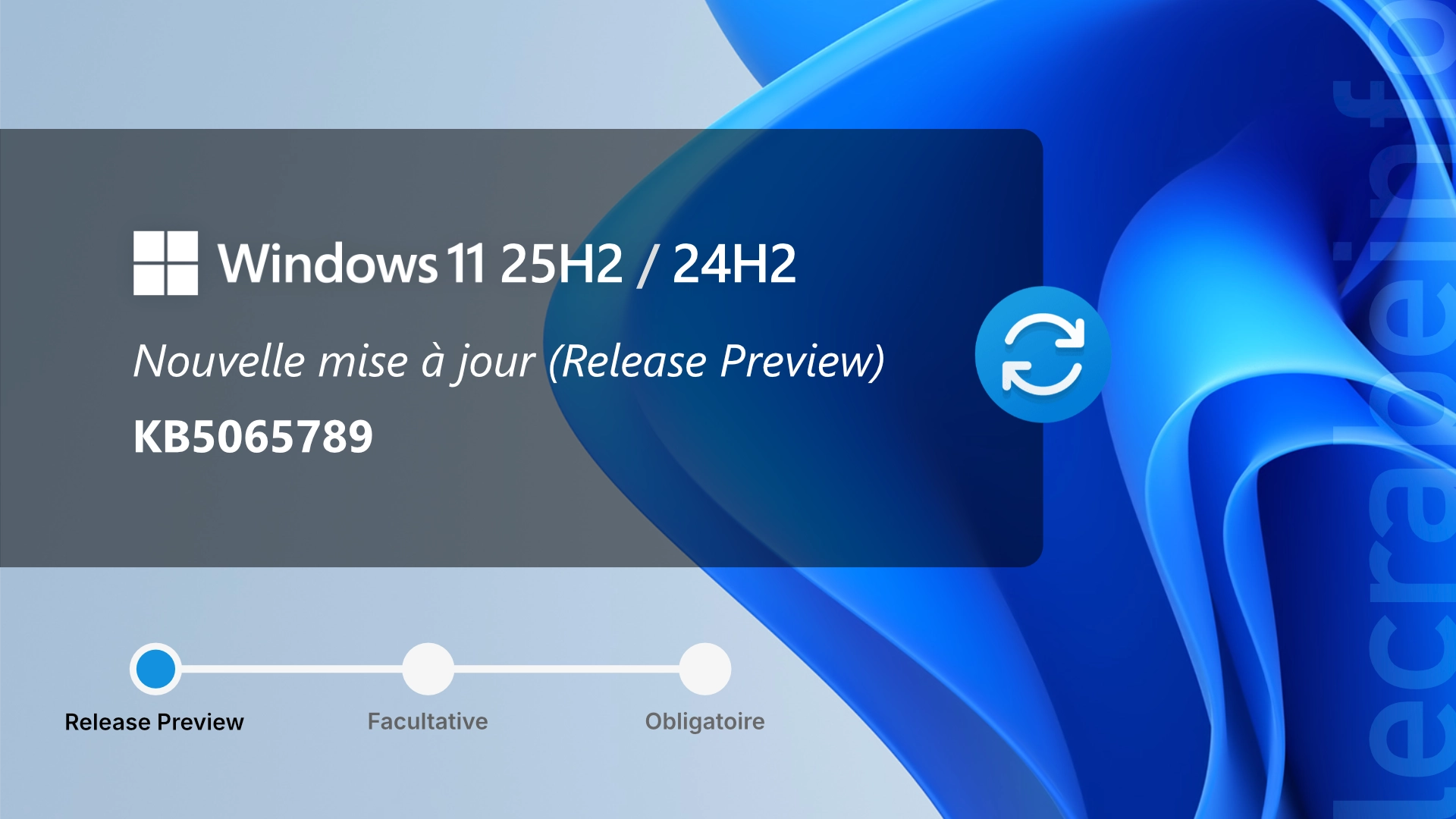 Windows 11 25H2 et 24H2 : la mise à jour KB5065789 arrive, que contient-elle ? (Insider Preview ...